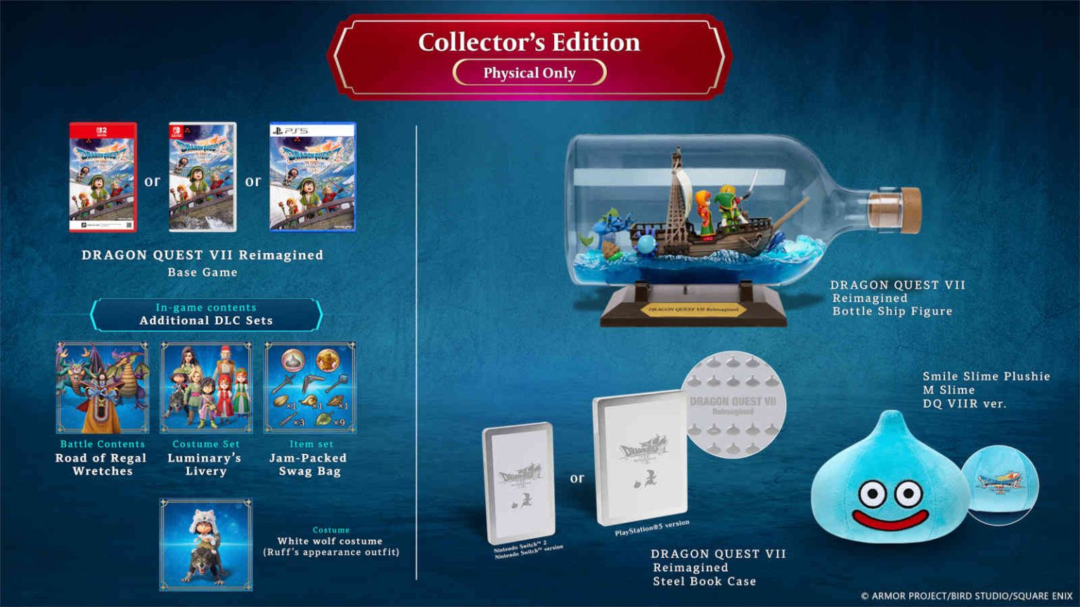 Dragon Quest VII Collector’s Edition vs Deluxe comparison