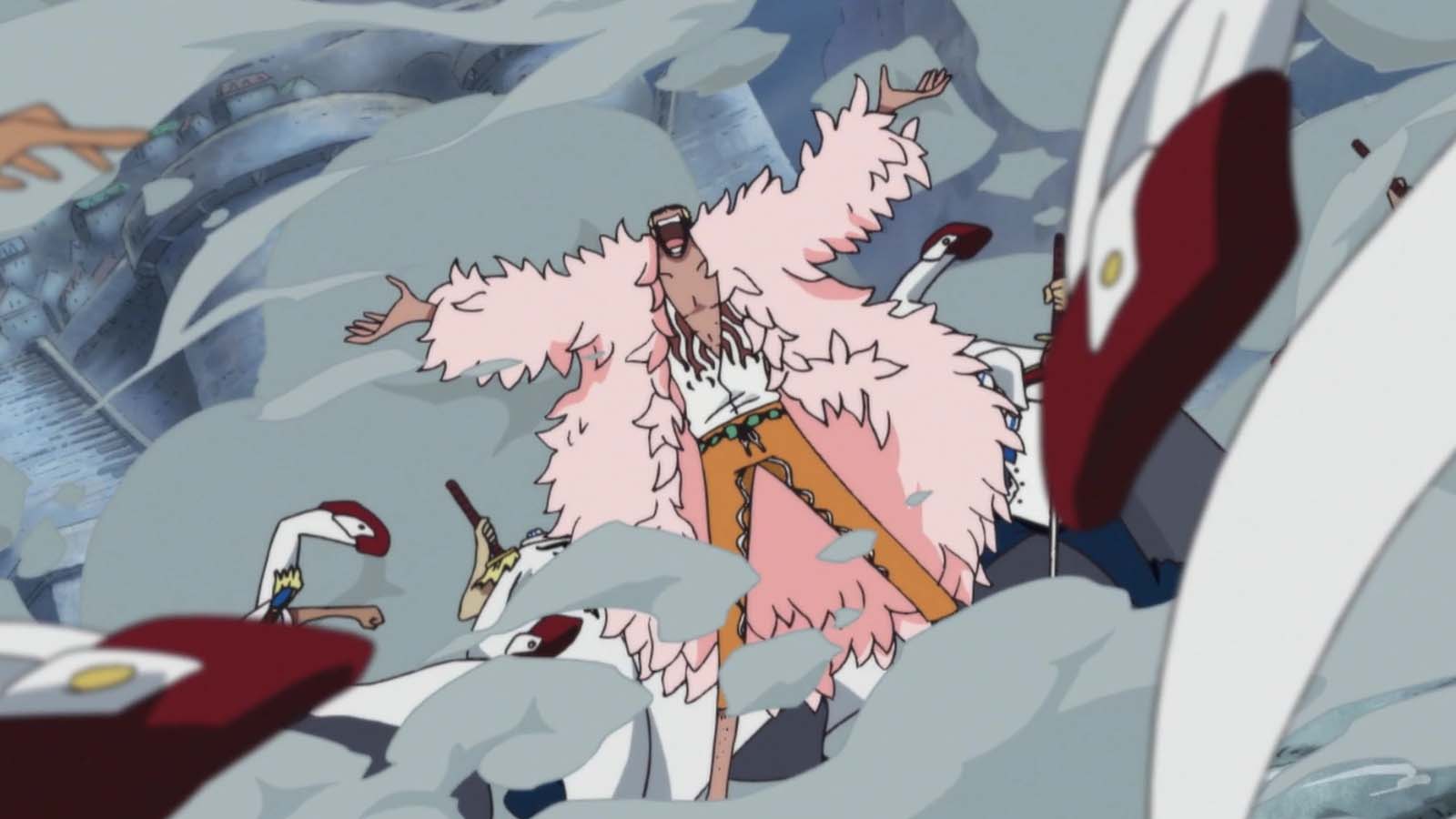When does Doflamingo appear in One Piece? Episode & chapter