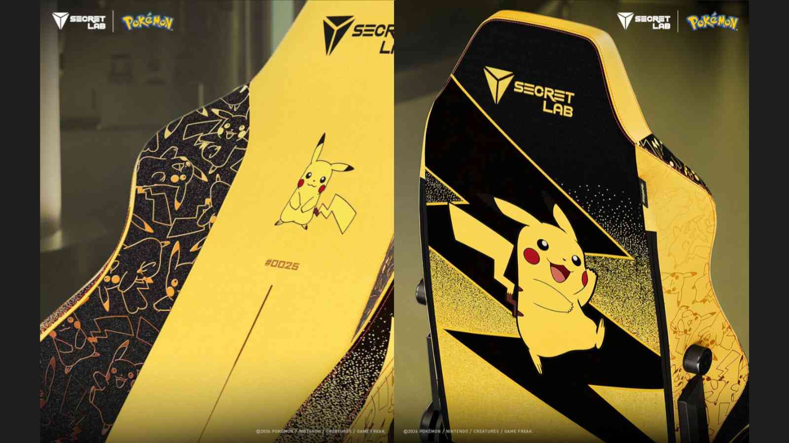 Secretlab Pokemon chairs have reached their first evolution!